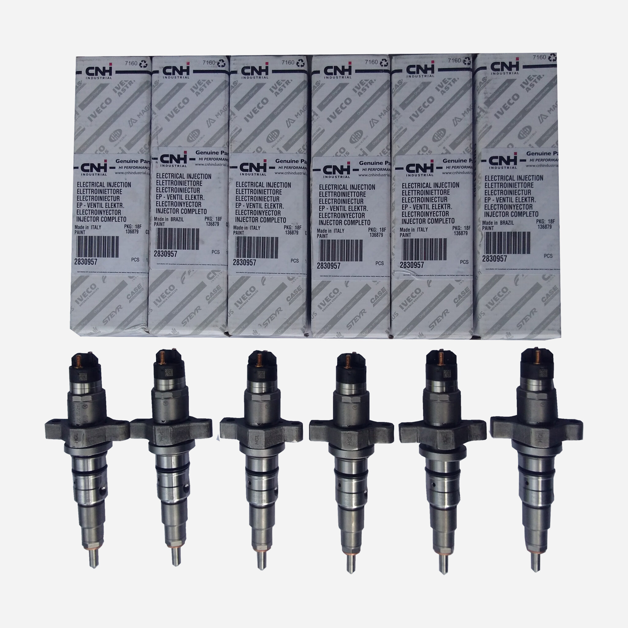 KIT DE INYECTORES DE COMBUSTIBLE TECTOR 170E22 - ORIGINAL IVECO ...